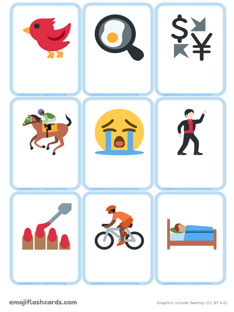 Verbs ( Ing) Small A4 Flashcards | PDF