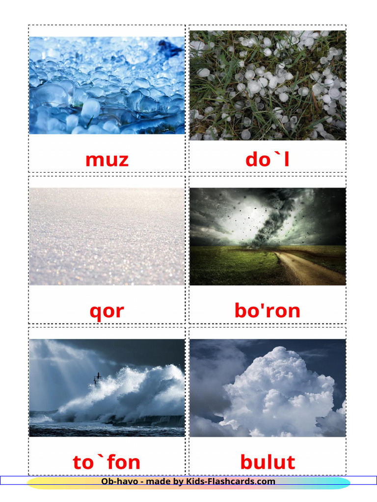 Ob Havo 6 A4 | PDF