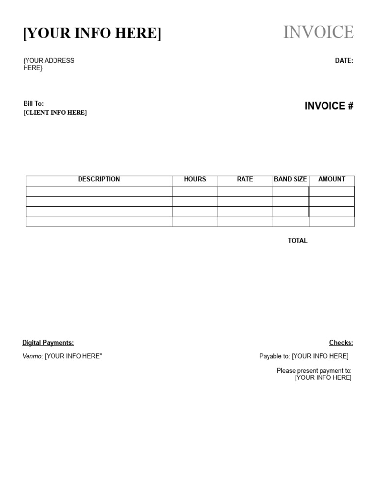 Inovice Template PDF | PDF