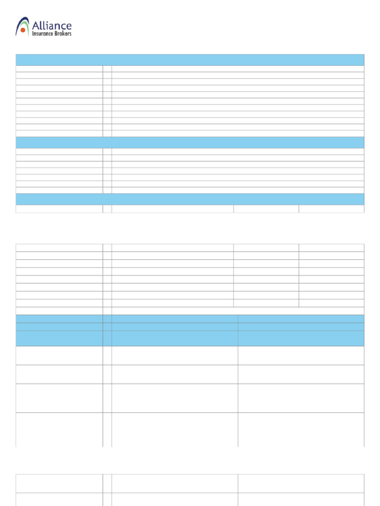 AIB - Quote Comparison Slip - 1 - 2025-04-04 09-35-0 | PDF | Insurance ...