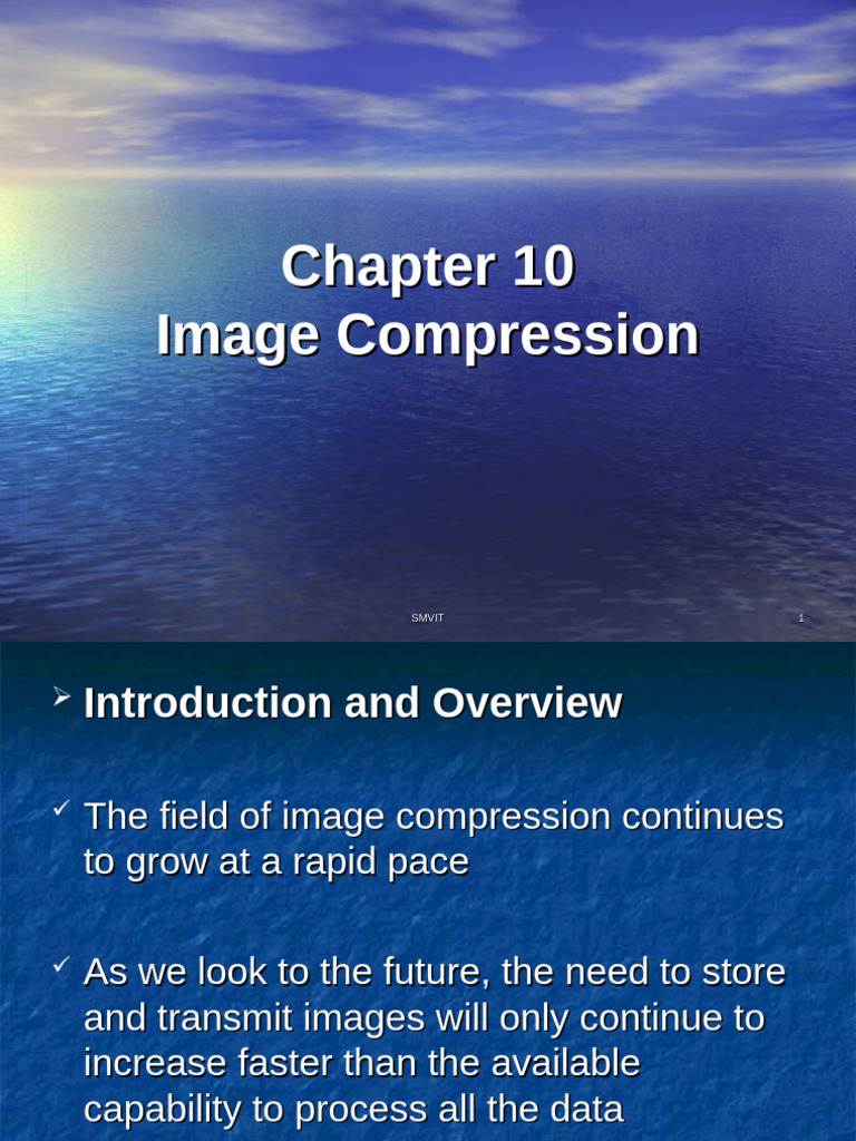 Chapter10_Image Compression | PDF | Data Compression | Video