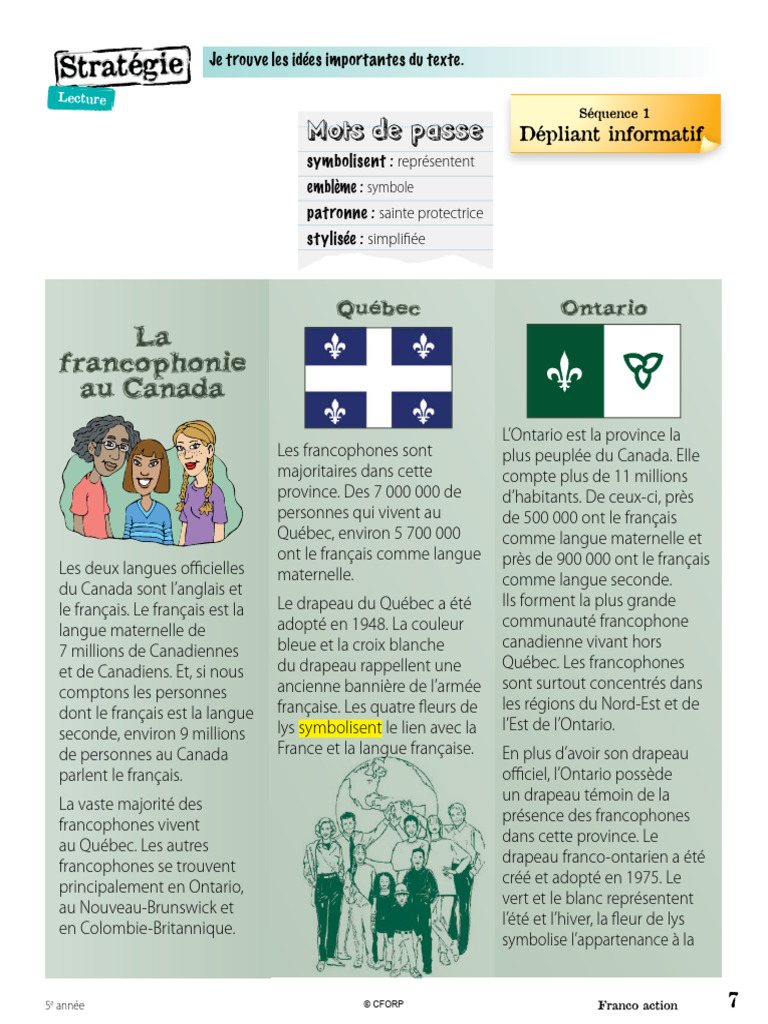 Drapeaux de la francophonie au Canada | PDF | Ontario | Drapeau