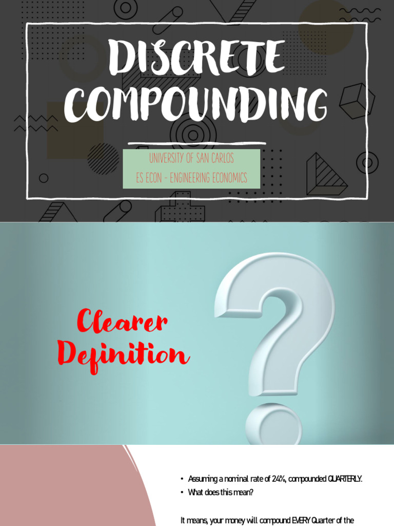 04 Module 03 - Discrete Compounding Additional | PDF | Interest | Trade