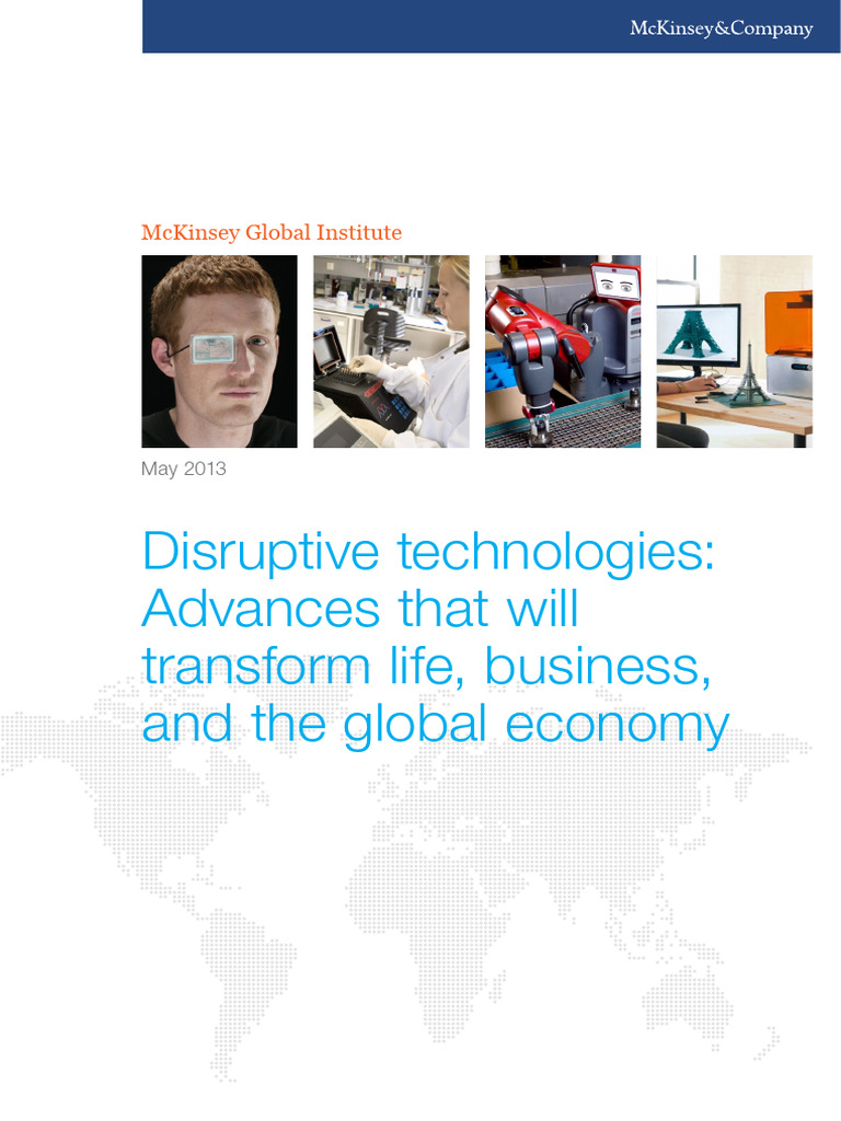 Disruptive Technologies Full Report | PDF | Internet Of Things | Cloud Computing