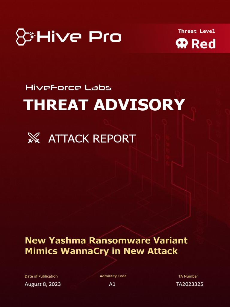 Yashma Ransomware Threat Advisory | PDF | Ransomware | Security Engineering