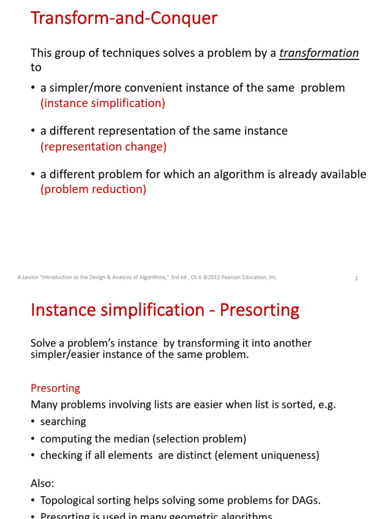 CTIS264 - Chapter6 - Levitin 2012 | PDF | Applied Mathematics | Computer Programming