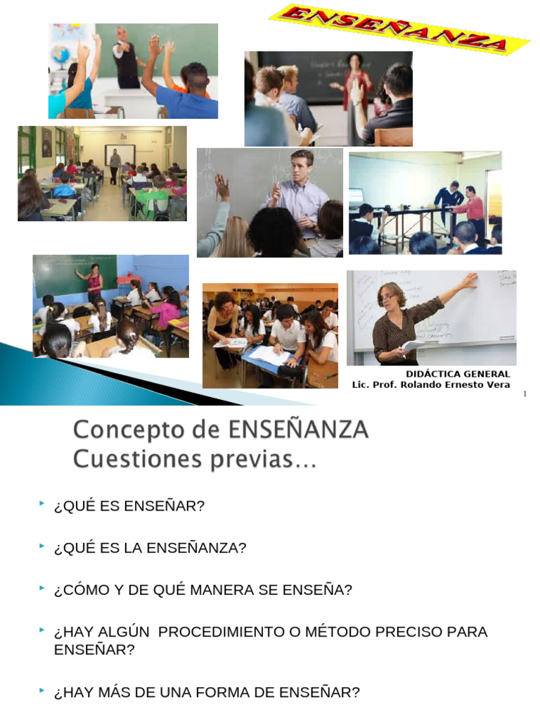 Eje 2 Concepto de Ensenanza | PDF | Enseñando | Aprendizaje