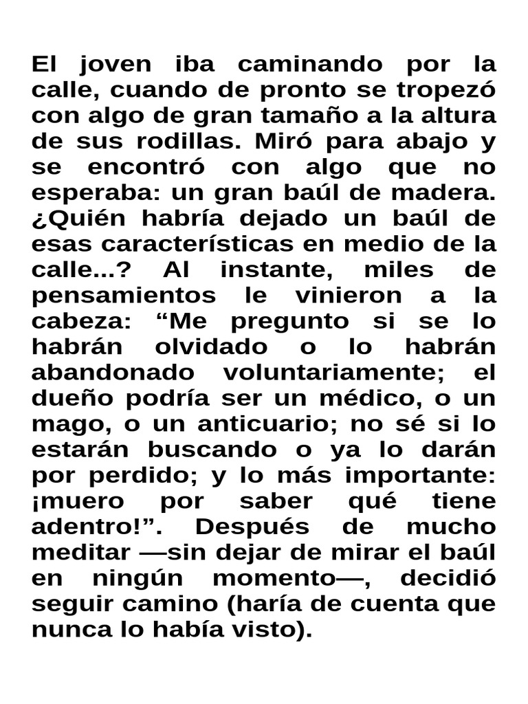 Párrafo Con Signos de Puntuación | PDF