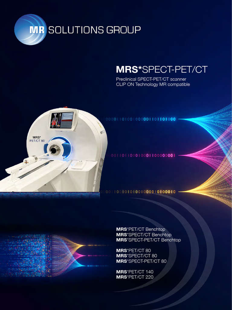 MRS-SPECT-PETCT Brochure MR Solutions | PDF | Positron Emission ...