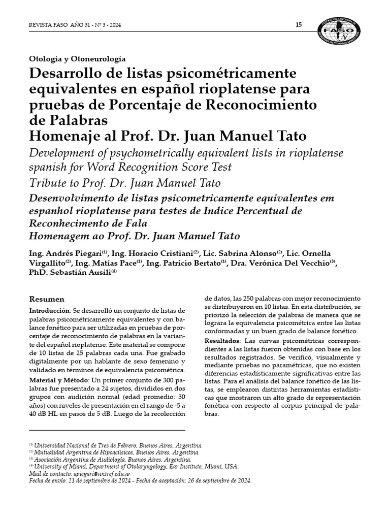 Paper ListasU3F | PDF | Fonema | Decibel