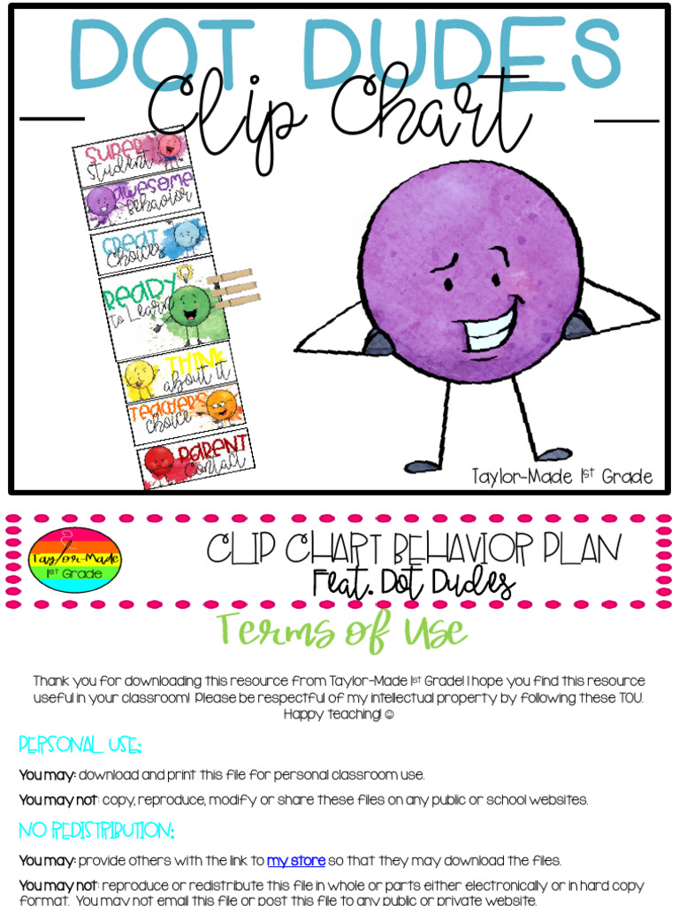 DotDudesClipChartBehaviorSystem-1 | PDF