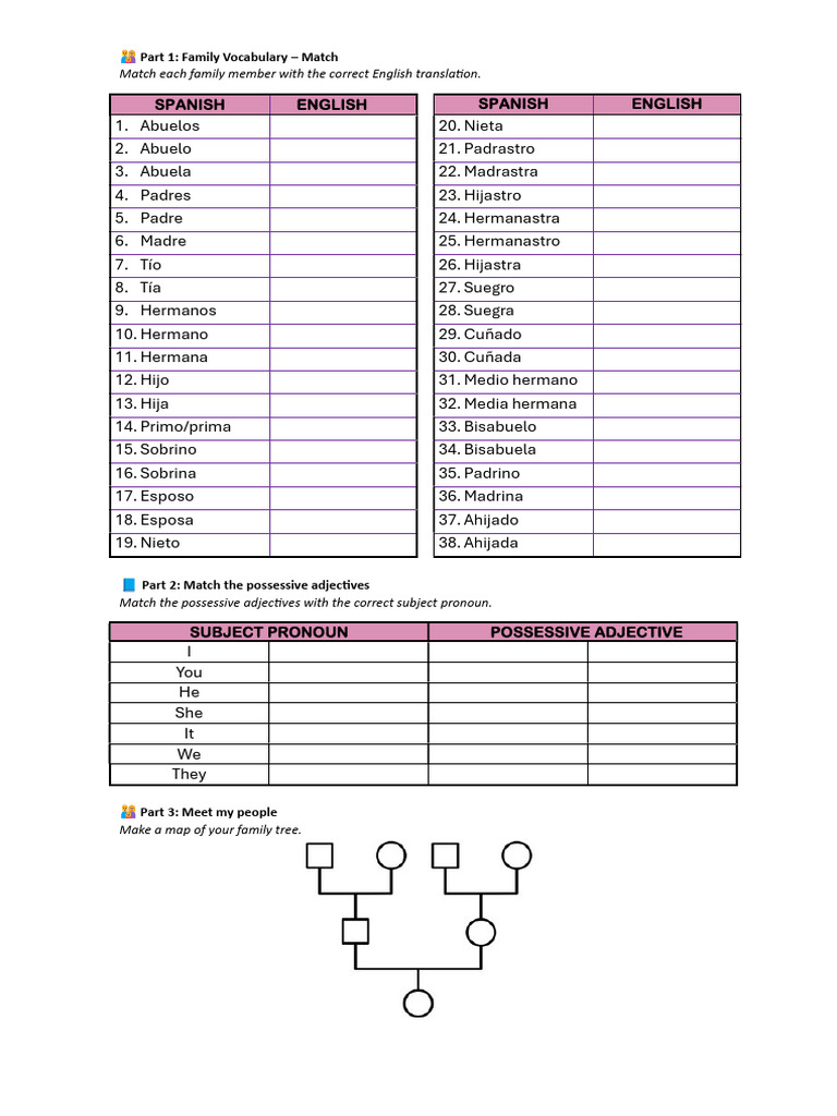 S5 Meet My People-Worksheet | PDF
