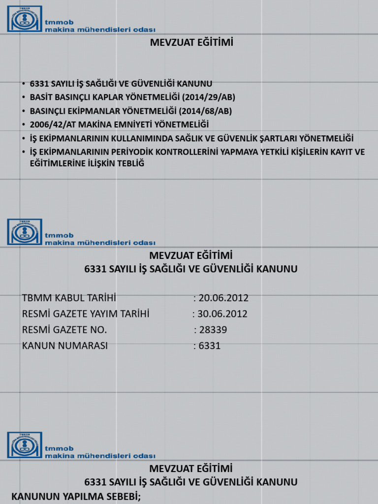 Mevzuat Eği̇ti̇mi̇ | PDF