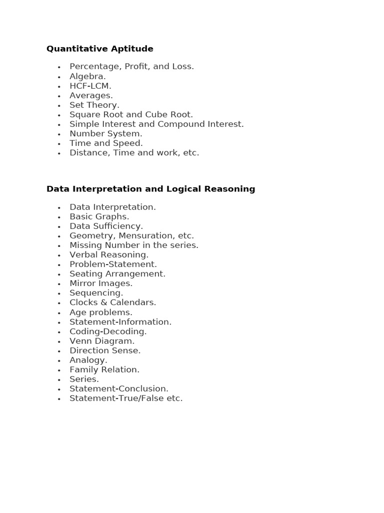 Quantitative Aptitude | PDF