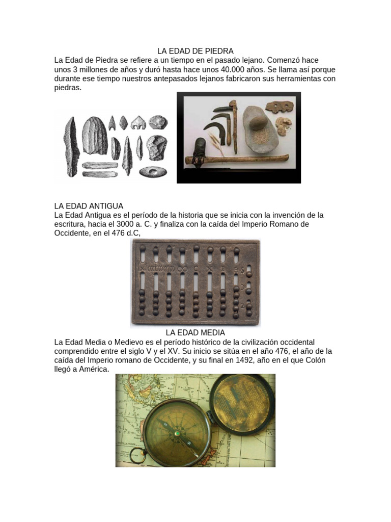 La Edad de Piedra | PDF