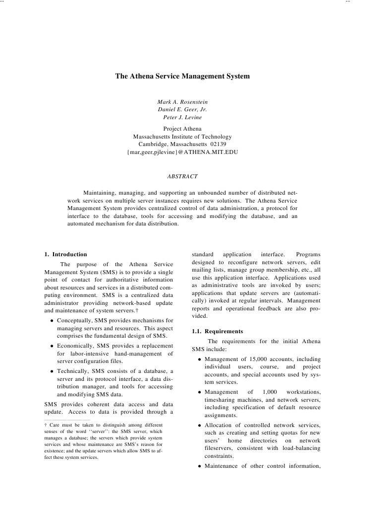 Athena Service Management Guide | PDF | Databases | Server (Computing)