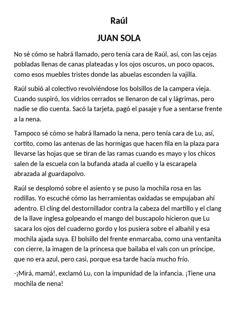 Raúl | PDF