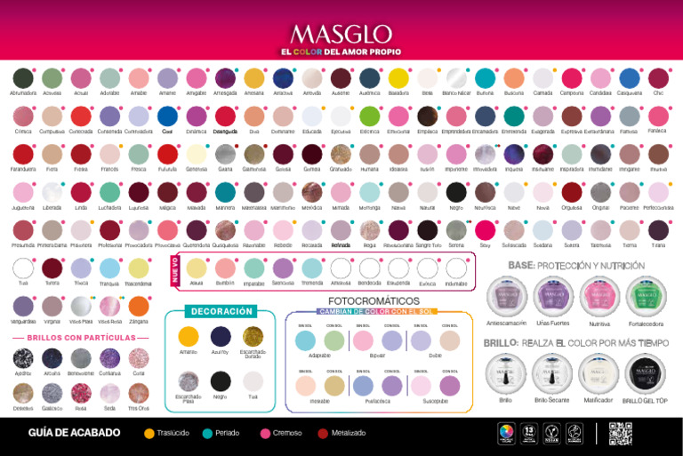 Carta de Colores Masglo 2025 | PDF