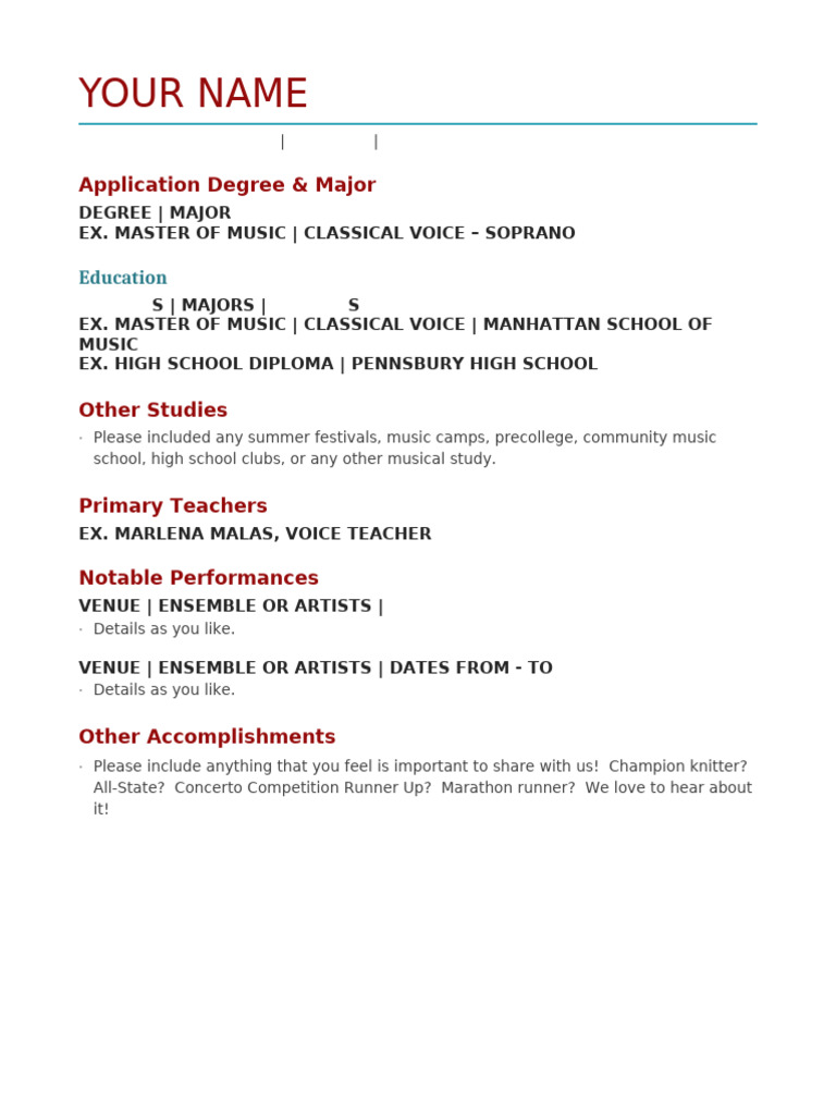 MSM Resume Template.01 | PDF