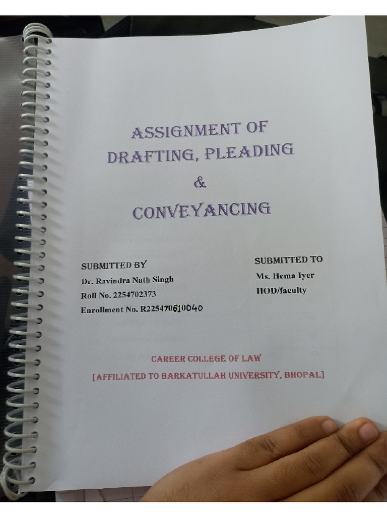 Drafting Pleading Sample File | PDF