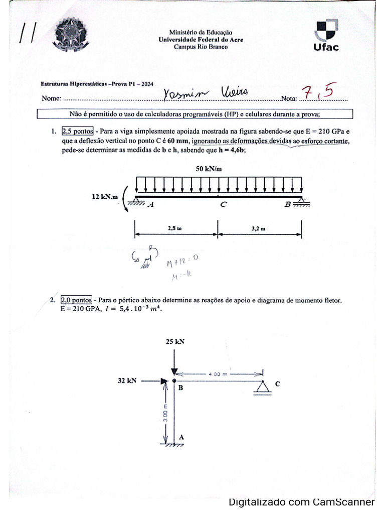 Material de Hiperestática | PDF
