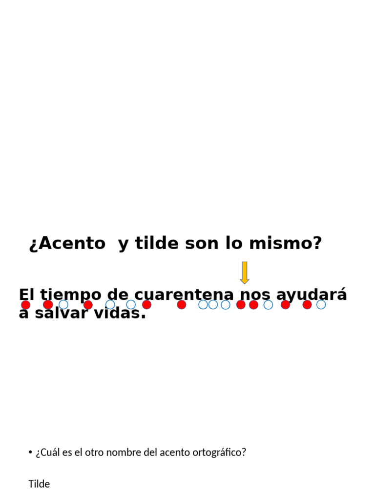 Acento y tilde en español: diferencias | PDF