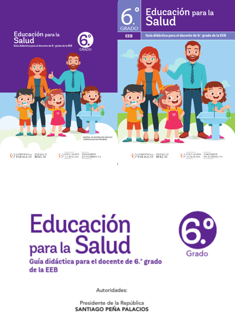 Guia Educ para La Salud 6° Grado | PDF | Enseñando | Aprendizaje