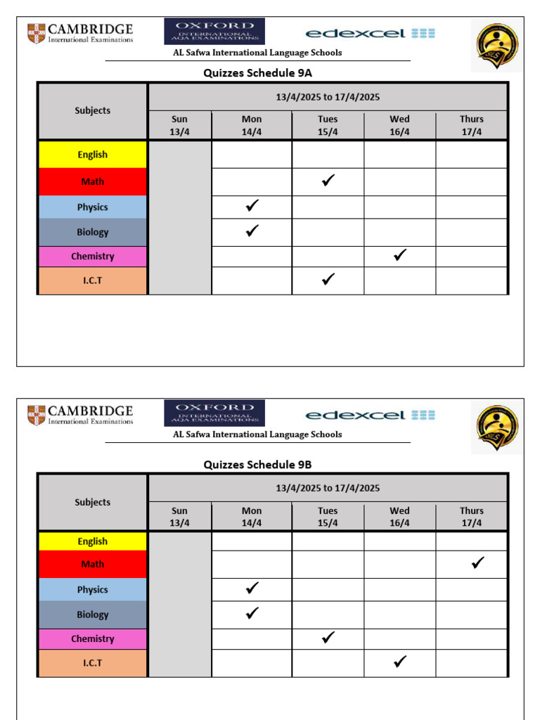 Quizzes 9 | PDF