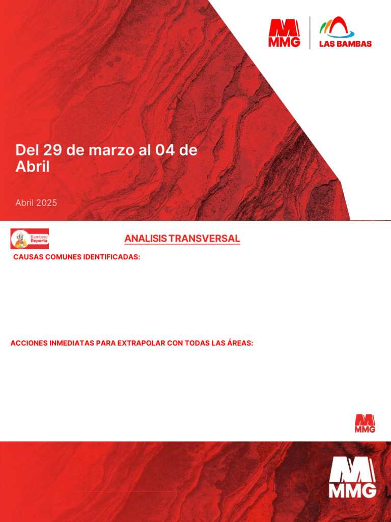 Lecciones Aprendidas Del 29 de Marzo Al 4 de Abril | PDF