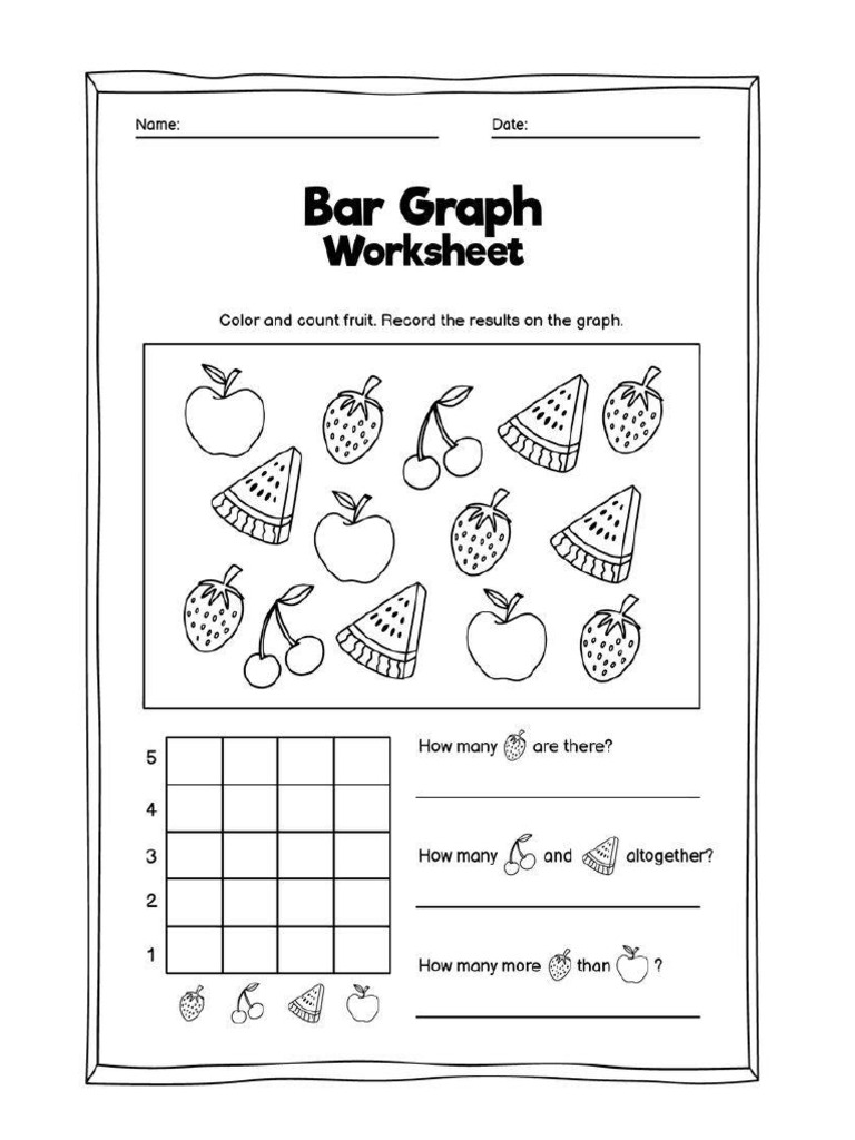 Bar Graph Chart Worksheet | PDF