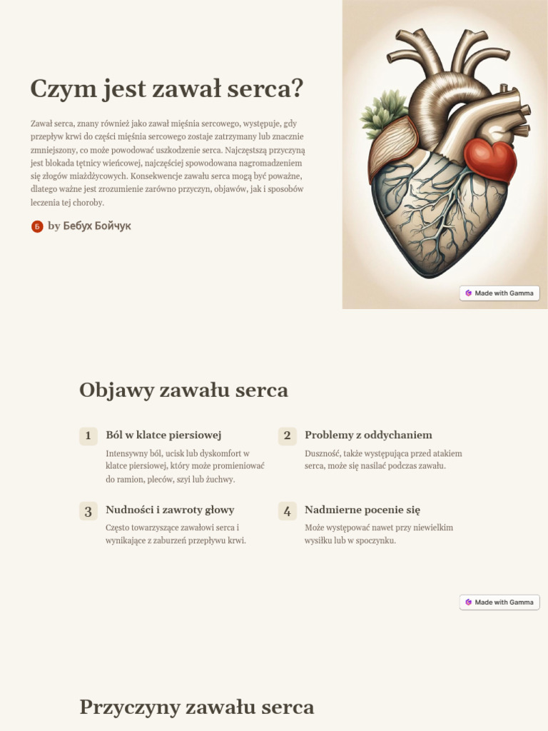 Czym Jest Zawal Serca | PDF