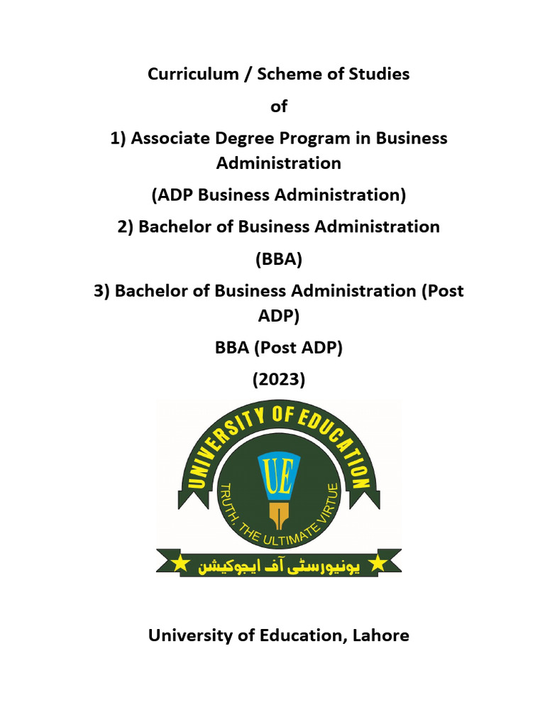 Bba (2023) | PDF | Banks | Bachelor Of Science