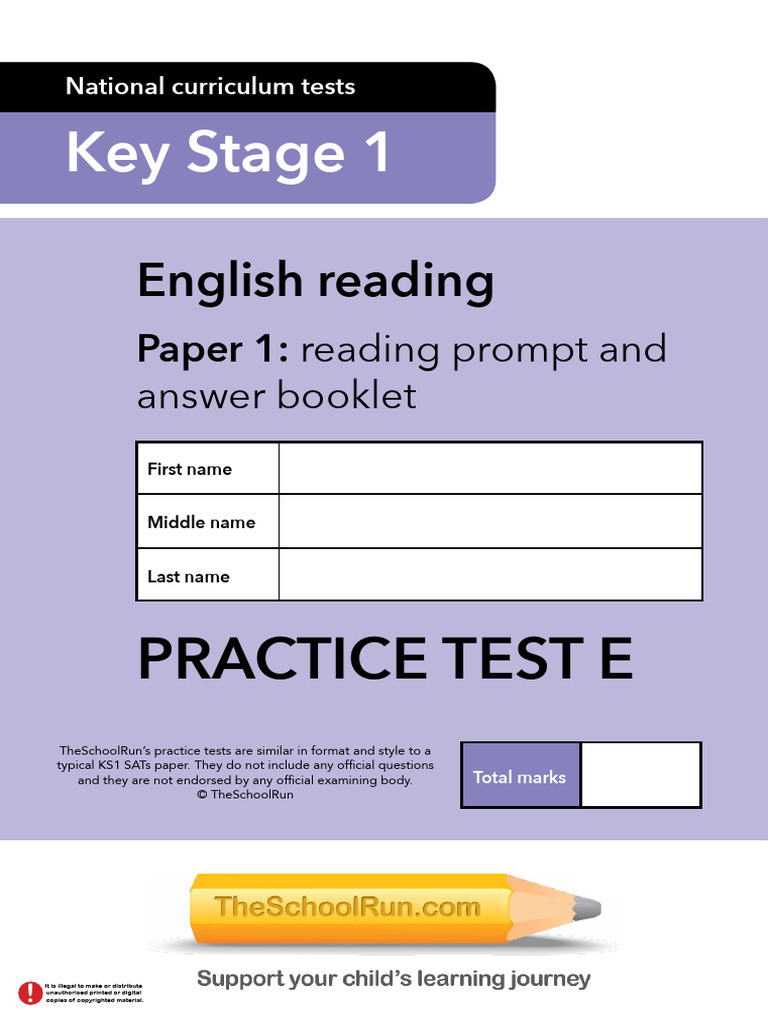 ks1 English Sats Test e 2 | PDF | Rapid Eye Movement Sleep | Sleep