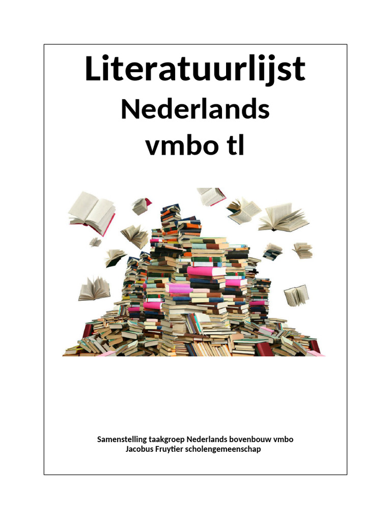 Literatuurlijst Vmbo | PDF