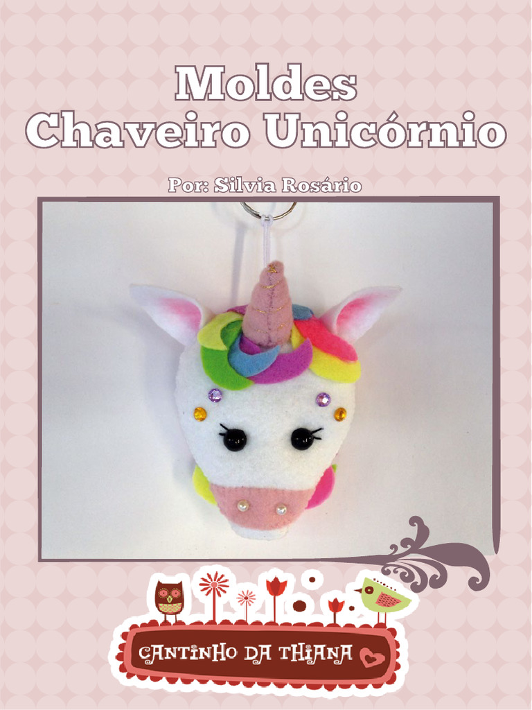 Moldes Chaveiro Unicornio | PDF
