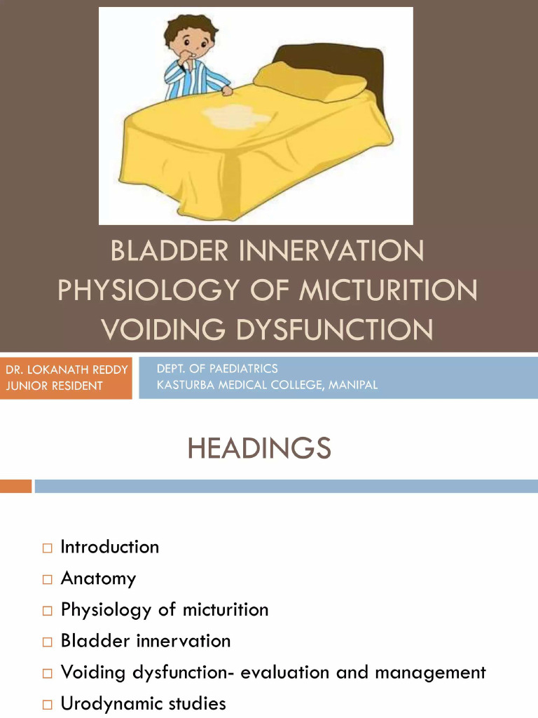 Voiding Dysfunction | PDF