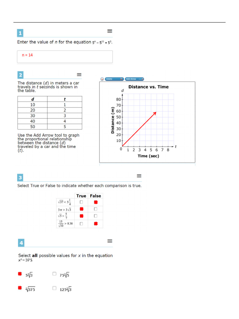 8th Grade CAASP Practice Test 2018 KEY | PDF