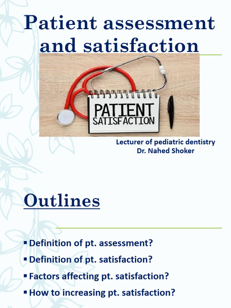 Enhancing Patient Assessment & Satisfaction | PDF | Health Care | Medicine