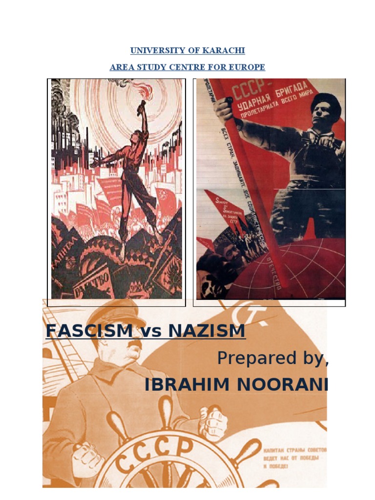 Fascism Vs Nazism Ibrahim Noorani: Prepared By | PDF | Kingdom Of Italy ...