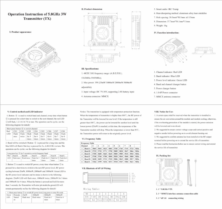VTX5G3-3000 User Manual | PDF