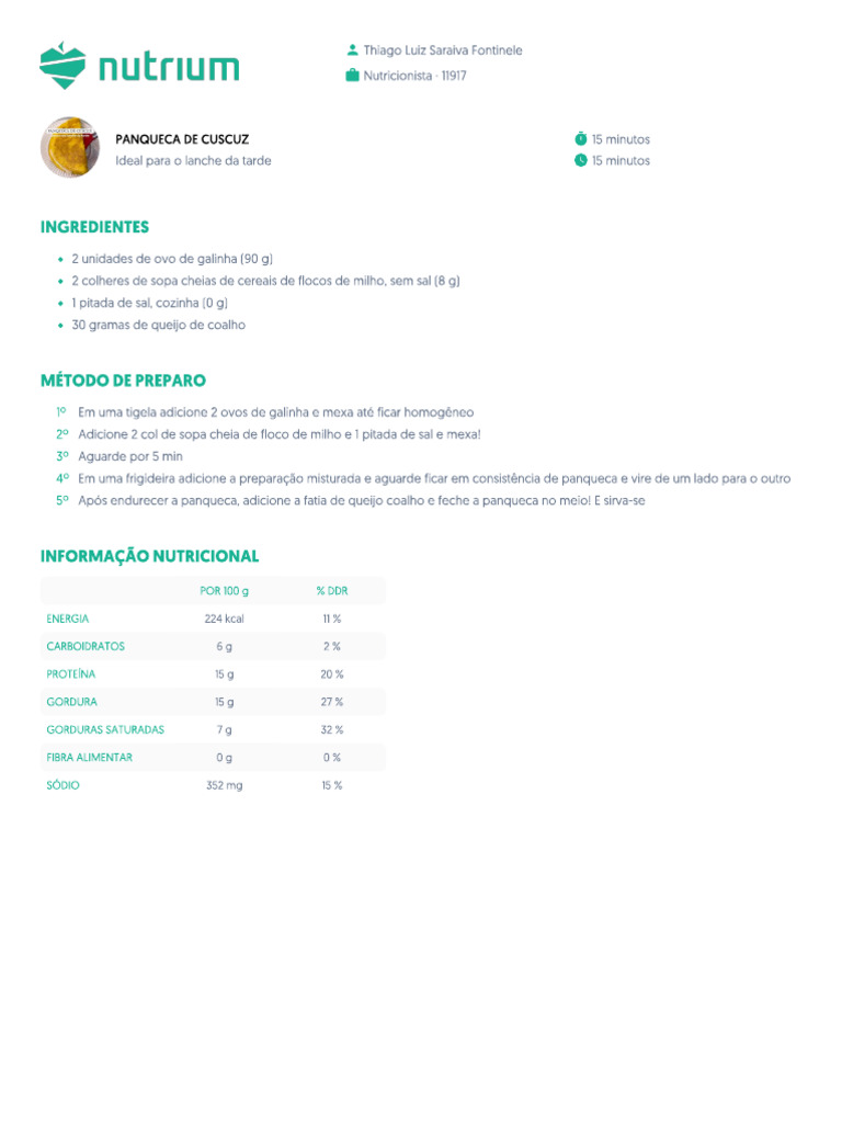Print Receitas | PDF
