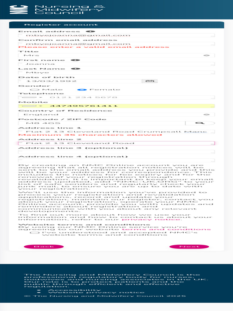 NMC Online Services | PDF
