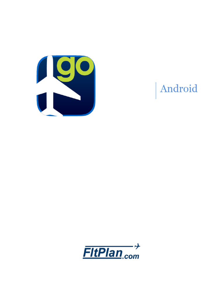 FltPlan Go Android Manual | PDF | Icon (Computing) | Android (Operating System)