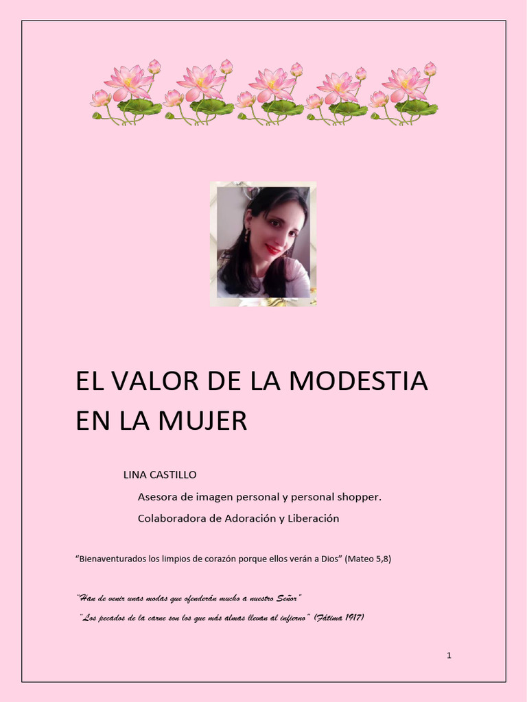 El Valor de La Modestia y El Decoro | PDF | Amor | Ropa