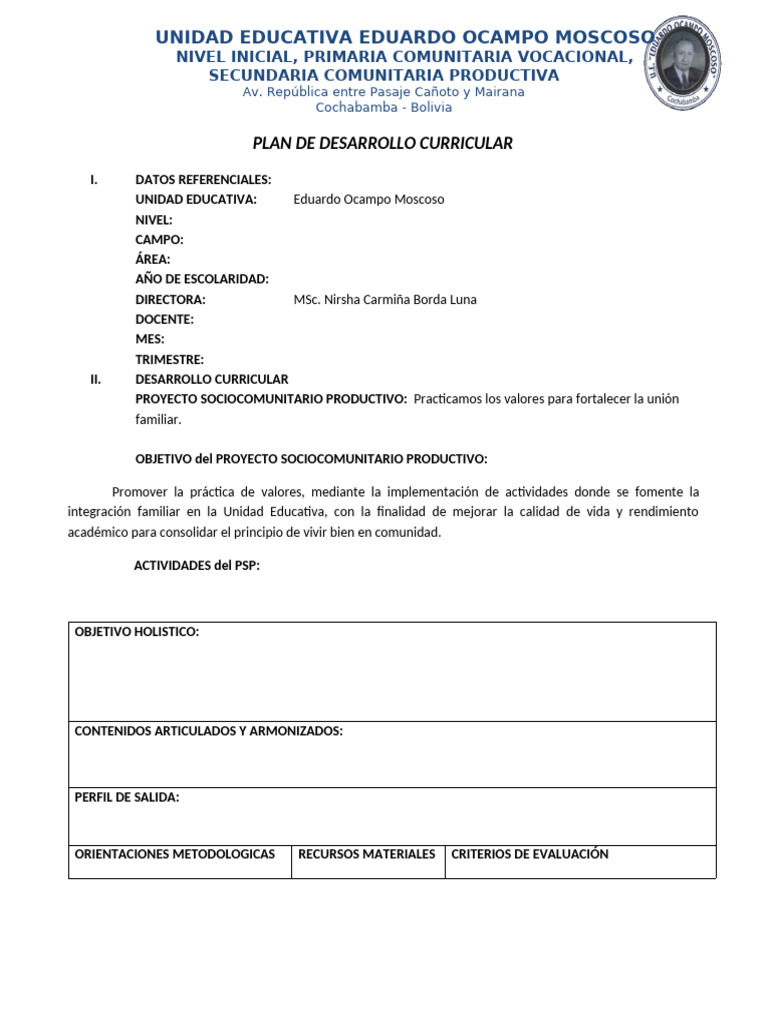 Formato PDC | PDF