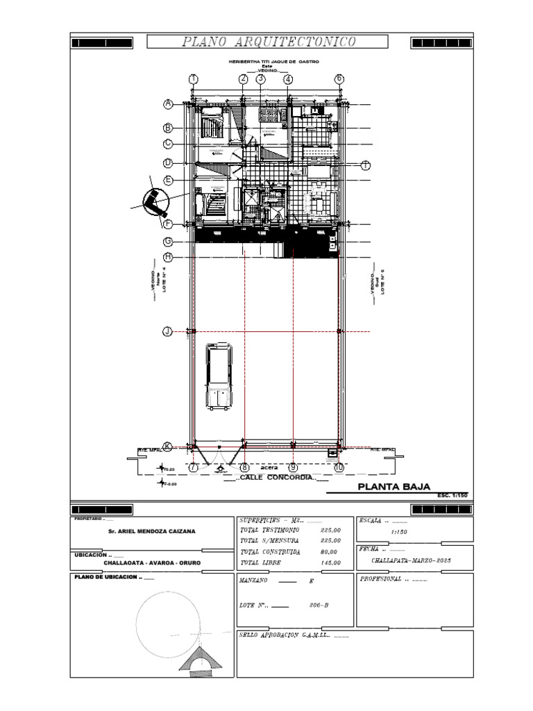 Plano Challapata-Modelo2 | PDF