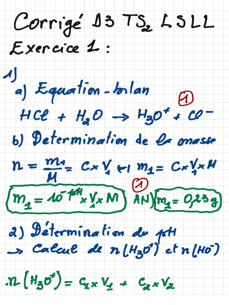 Correction D3 TS2 Lsll | PDF