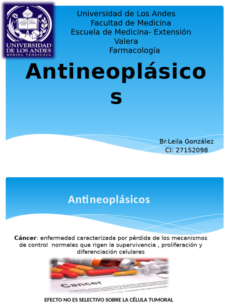 Antineoplásicos | PDF | Quimioterapia | Cáncer