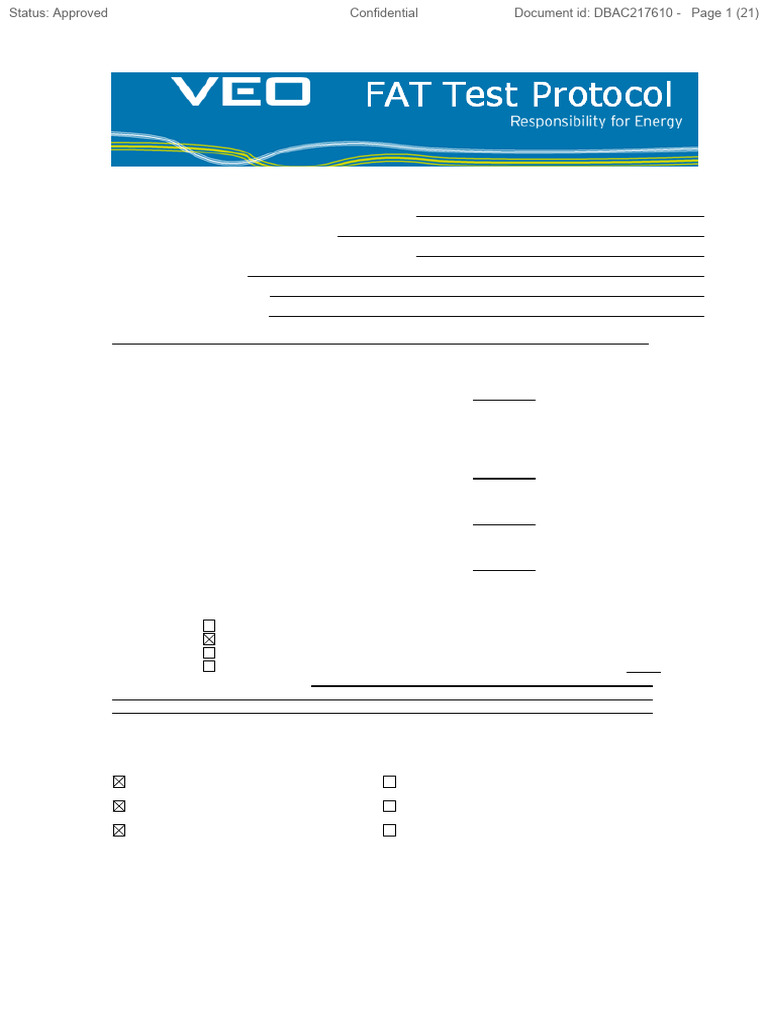 DBAC217610 - REND - FAT PROTOCOL Template Ver20 | PDF | Programmable Logic Controller | Thermocouple