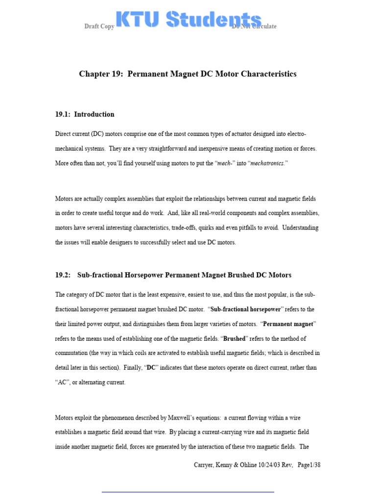 Mod5-EE402 Special Electric Machines-Ktustudents - in | PDF | Electric Motor | Inductor